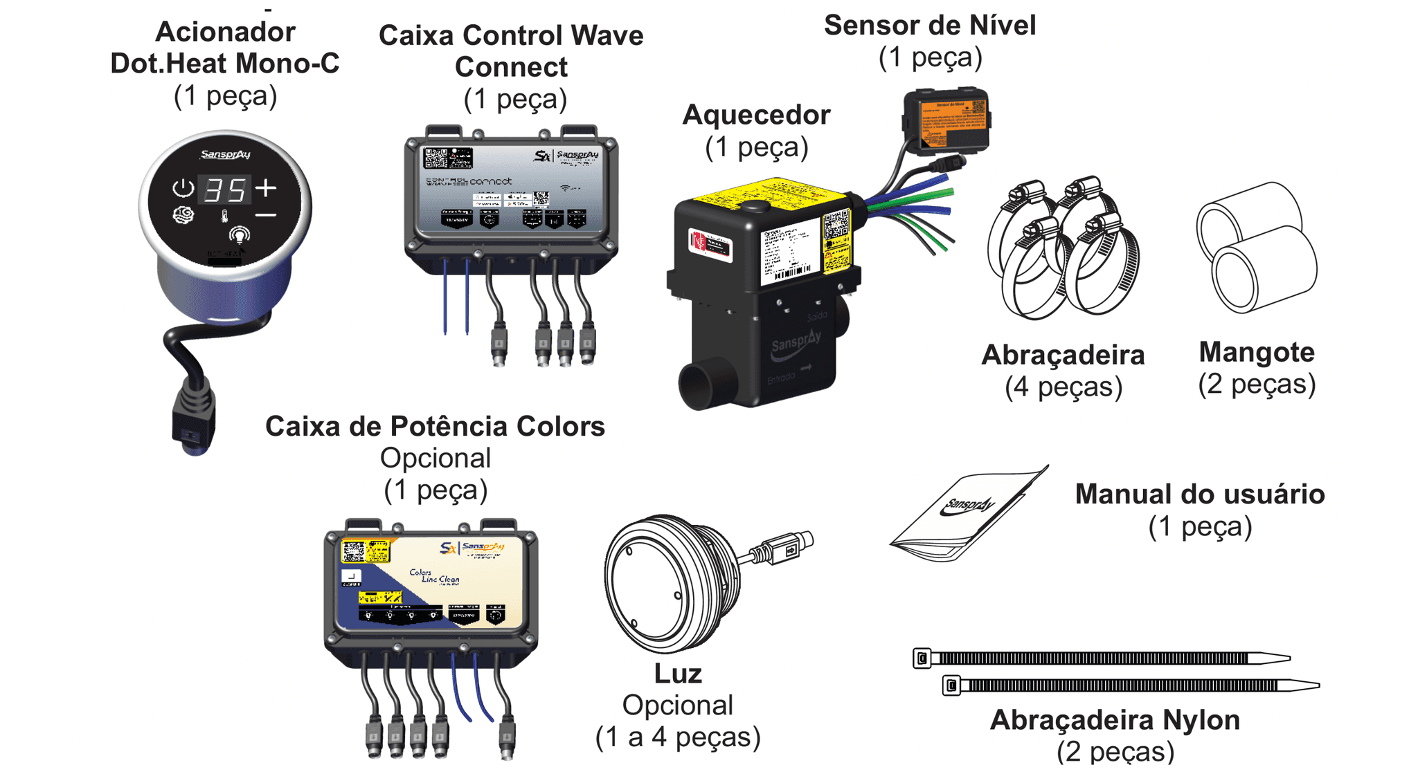 Dot Heat Mono-C - O aquecedor inteligente para seu SPA com controle ...